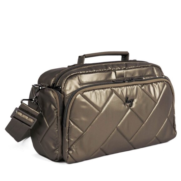 lug | Bags | Lug Trolley 2 Crossbody Bag Metallic Walnut Brown | Poshmark